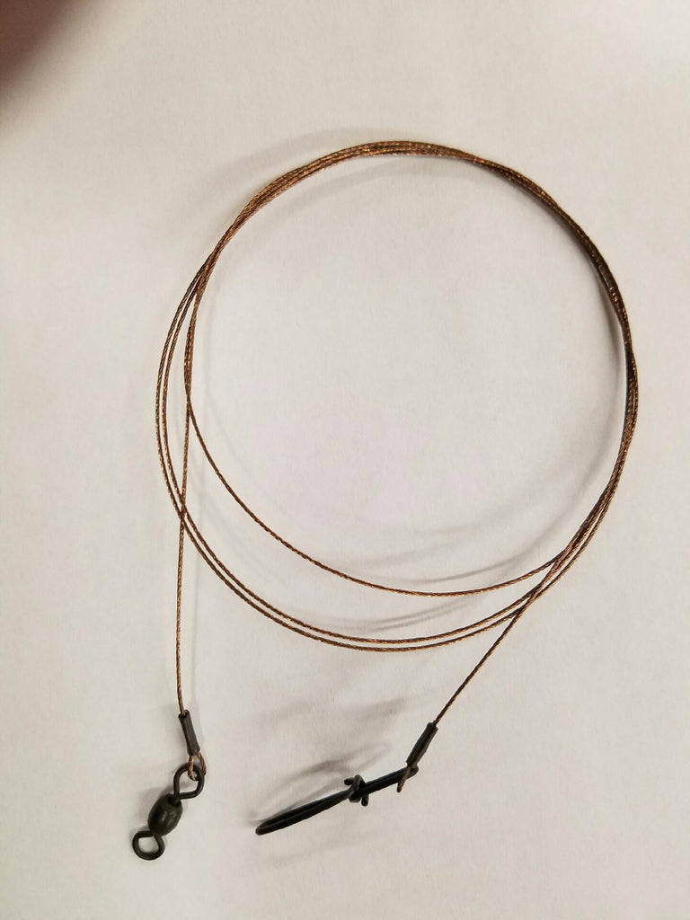 90LB Test Sevenstrand Solid Camo Wire Leaders - 9", 12" and 36 ...